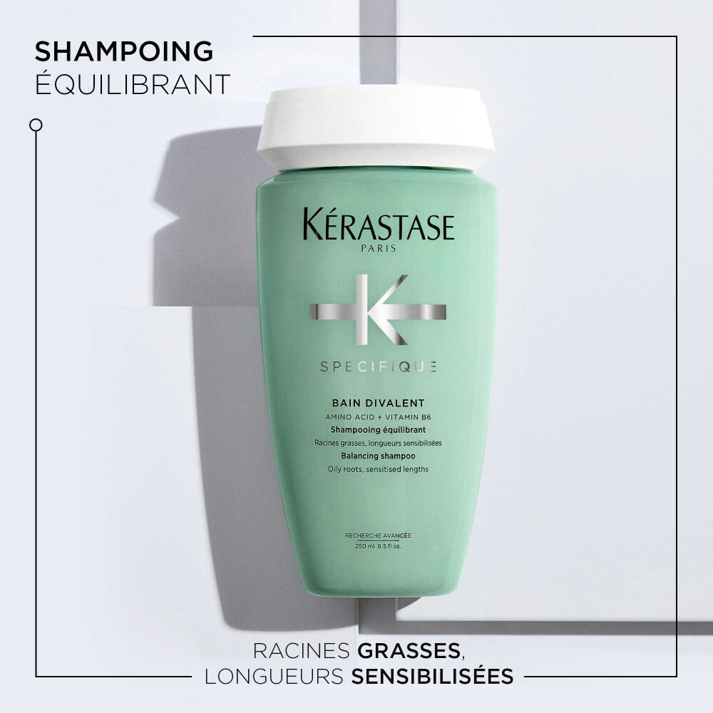 Bain Divalent ⋅ Shampoing Racine Grasse - Pointes Seches - 250ml